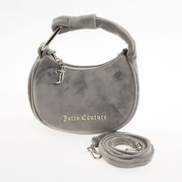 Juicy Couture Graue Handtasche aus Samt