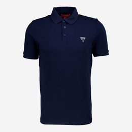 Guess Dunkelblaues Poloshirt mit Logo