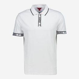 Guess Weißes Poloshirt mit Logo