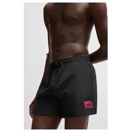 Badeshorts Hugo UNDERWEAR "DOMINICA", Herren, Gr. XXL (56), N-Gr, schwarz, Web, Obermaterial: 100% Polyacryl, Badehosen Badeshorts