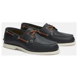 Bootsschuh Timberland "CLASSIC BOAT BOAT SHOE", Damen, Gr. 38, nvy full grain, Leder, Schuhe Bootsschuh, Classic Bootsschuh aus Timberland Premium Leder