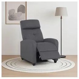 Relaxsessel Home Affaire "VESOUL, TV-Sessel, Ruhesessel mit Schlaffunktion, Webstoff", grau (anthrazit), B:68,5cm T:86cm, Sessel, Relaxsessel, Loungesessel mit manueller Relax- und Liegefunktion (105-135)