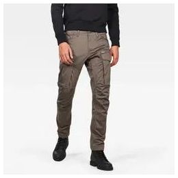 G-Star Raw Cargohose G-STAR "Rovic Zip 3D Tapered Pant", Herren, Gr. 34, L&auml;nge 36, grau, Web, Obermaterial: 97% Baumwolle, 3% Elasthan, unifarben, normal lang, Hosen Cargohose, Tapered Fit