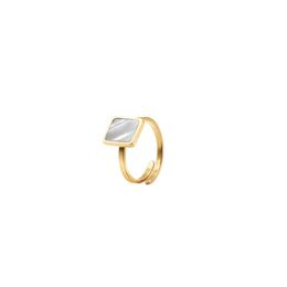 Heideman Ring 'Lenya' Damen Gr&ouml;&szlig;e 50/60 gold / perlwei&szlig;