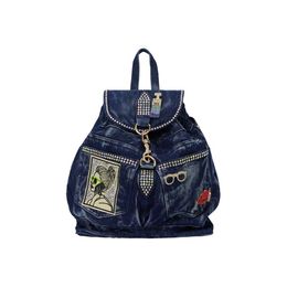 nelice Rucksack Damen Gr&ouml;&szlig;e One Size blue denim