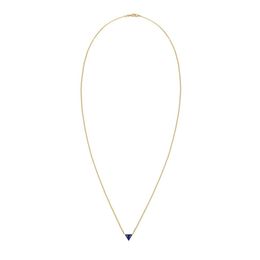 Elli Kette Damen Größe 45 blau / gold