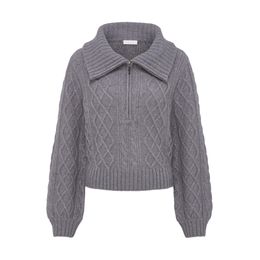 LeGer by Lena Gercke Pullover 'Josefina' Damen Gr&ouml;&szlig;e L graumeliert
