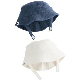 next Hut Jungen Gr&ouml;&szlig;e 48 navy / wei&szlig;