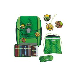 Scout Genius Schulranzen-Set 4 teilig DIN Dino Rex | Gr.: onesize