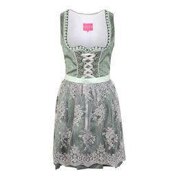 Krüger Dirndl Krüger Madl Dirndl Damen Größe 40 grau / hellgrün
