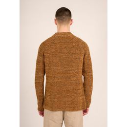 KnowledgeCotton Apparel Pullover Herren Gr&ouml;&szlig;e M karamell / hellbraun / oliv