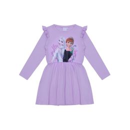 Die Eisk&ouml;nigin Disney Die Eisk&ouml;nigin Disney Eisk&ouml;nigin M&auml;dchen Langarm Kleid in wei&szlig; | Gr.: 98