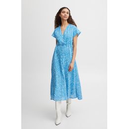 b. young Kleid BYIMILLA Regular fit in Ibiza Blue Mix | Gr.: 36