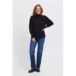 Pulz Strickpullover PZSTEFFI Relaxed fit in Black Beauty | Gr.: S