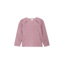 Minymo Longsleeve MIT-shirt LS Jaquard in Lila | Gr.: 110