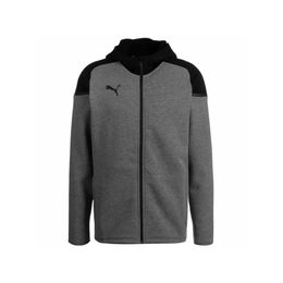Puma Sweatjacke teamCUP Casuals Hooded Jkt in Grau | Gr.: L