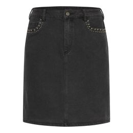 Kaffe CURVE Rock 'Loula' Damen Größe 50 black denim