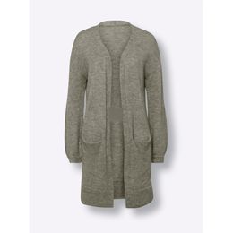 Heine Strickjacke in khaki | Gr.: 40