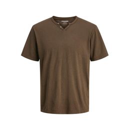 Jack & Jones Jack & Jones Shirt 'JJESPLIT' male Brown size XXL