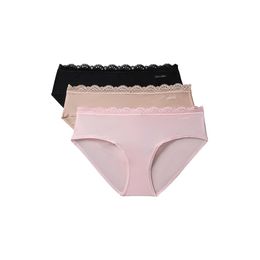 Calvin Klein Underwear Slip Damen Gr&ouml;&szlig;e L nude / hellpink / schwarz