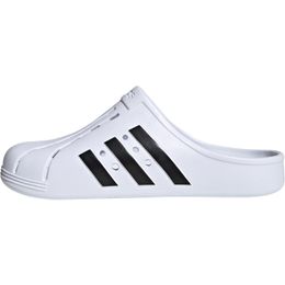 Adidas Adilette Clog Badelatschen - weiß - Gr. 36 2/3 - Synthetik