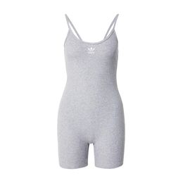 adidas originals Jumpsuit 'Essentials' Damen Gr&ouml;&szlig;e XL/XXL graumeliert / wei&szlig;