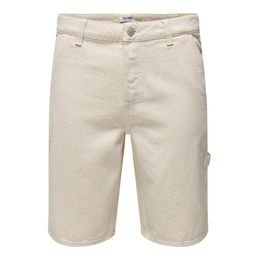 Only & Sons Only & Sons Shorts 'Edge' Herren Größe 31/32 ecru