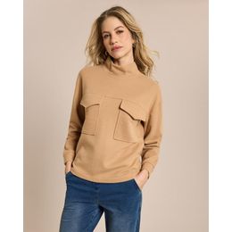 BE GOLD Sweatshirt mit Tunnelzug