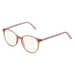 Blaulichtfilterbrille Fielmann JIL 007 BL | Damen | Fassung: Panto Braun Rose