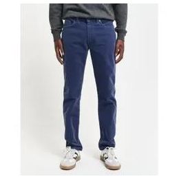 Gant f&uuml;r Herren. 1000272 Cord Jeans Slim Fit navy (38/34), Blau, L&auml;ssig, Baumwolle, Denim