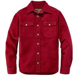 PIKE BROTHERS Herren-Hemdjacke Moleskin M Rostrot