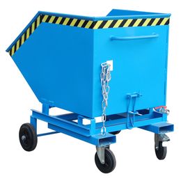 Bauer S&uuml;dlohn Sp&auml;ne-Kastenwagen SKW-ET 600; lackiert; Lichtblau
