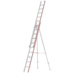 Hymer Obstbaumleiter; zweiteilig; Stufenzahl 2x10