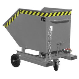 Bauer S&uuml;dlohn Sp&auml;ne-Kastenwagen SKW-ET 400; lackiert; Mausgrau