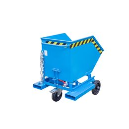 Bauer S&uuml;dlohn Sp&auml;ne-Kastenwagen SKW-ET 250; lackiert; Lichtblau