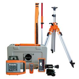 Nedo Rotationslaser SIRIUS 1 HV SET 1 - ACCEPTOR MAXX mit Stativ (0,80-2,76 m) und Flexilatte