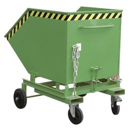 Bauer S&uuml;dlohn Sp&auml;ne-Kastenwagen SKW-ET 600; lackiert; Resedagr&uuml;n