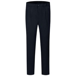 Bugatti Bundfaltenhose mit Stretchfunktion 390-marine 36 - Länge 30 Länge 30 36 Viskose-Mix
