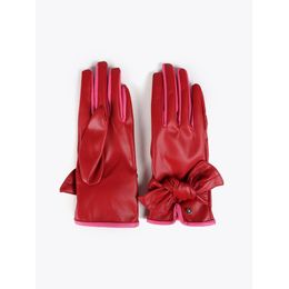Lola Casademunt Fingerhandschuhe Damen Größe XXXS pink / rot