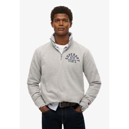 Superdry Sweatshirt »ATHLETIC ESS HALF ZIP« Grey Marl 3XL 3XL Cooles Sweat mit Rundhals von Superdry