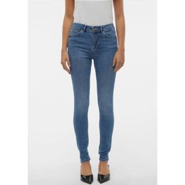 Véro Moda VERO MODA Skinny-fit-Jeans »VMFLASH MR SKINNY JEANS LI347 NOOS« Medium Blue Denim XS (34) - Länge 30 Länge 30 XS (34) Skinny-Fit Jeans formt eine...