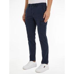 Tommy Jeans Herren Cargohose &raquo;TJM AUSTIN LIGHTWEIGHT CARGO&laquo; mit Logopr&auml;gung blau 30, L&auml;nge 34