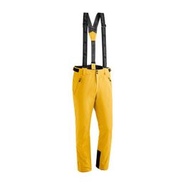 Maier Sports Skihose »Anton slim« Herren Schneehose mit Hosenträgern, wind/wasserdicht, Slim Fit dottergelb 24 - Kurzgrößen Kurzgrößen 24...
