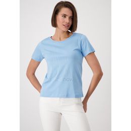 monari Rundhalsshirt mit Glitzernieten spring water 34 34 Shirt mit Schriftzug und Glitzersteinchen von monari