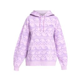 Roxy Hoodie &raquo;That Girl Beautiful&laquo; Crocus Petal Wave 4 Days XS XS Material: Bedruckter Stoff aus Baumwolle...