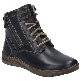 Josef Seibel Winterboots »Conny 55« Winterboot, Schnürboots, Komfortschuh mit Warmfutter schwarz 42 42 Winterboots mit beidseitigem Reißverschluss