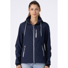 DEPROC Active Softshelljacke »DECORAH PEAK V WOMEN« mit abnehmbarer Kapuze navy 36 (S) 36 (S) Leichte Softshelljacke mit abnehmbarer Kapuze