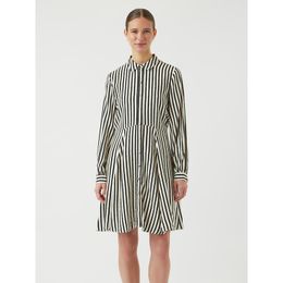 Y.A.S Hemdblusenkleid &raquo;YASKAYA LS SHIRT DRESS S. NOOS&laquo; Sommerkleid Birch Stripes:Black stripes 42 - N-Gr N-Gr 42 Kurzes Kleid von YAS