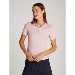 Tommy Hilfiger Poloshirt »1985 Slim Fit Pique Premium«, mit Logostickerei, mit Seitenschlitzen Foggy Pink XXL (44) XXL (44) Poloshirt von TOMMY...