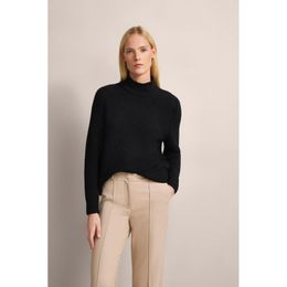Bugatti Rollkragenpullover aus einer Wollmischung mit Kaschmir schwarz L L Woll-Kaschmir-Mix